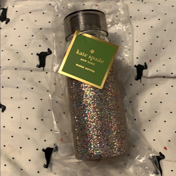 kate spade | Dining | Hp Gorgeous Kate Spade Glitter Water Bottle ...